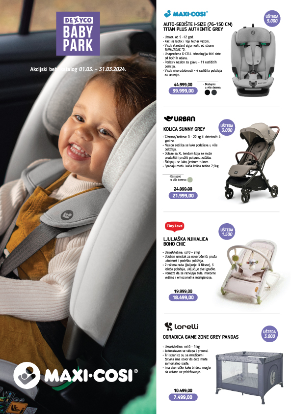 Mesečni bebi katalog mart 2024 | Dexy Co Kids | Akcija & Cena