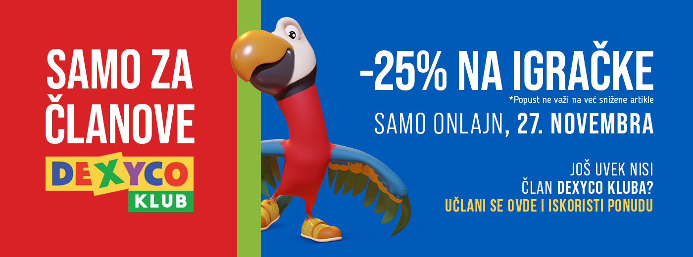 Igračke za decu, oprema za bebe, odeća i obuća | Dexy Co Kids | Akcija ...