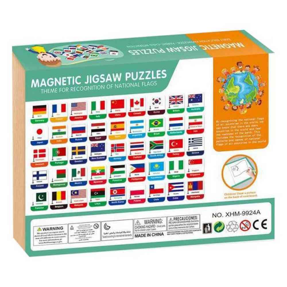 BEST LUCK MAGNET PUZZLE ZASTAVE | Dexy Co Kids | Akcija & Cena