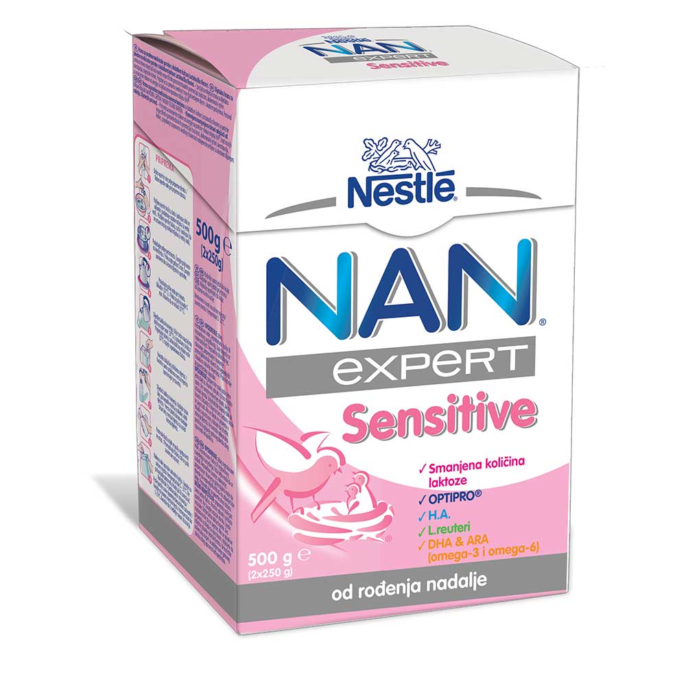 NESTLE NAN SENSITIVE 0M 500G | Dexy Co Kids internet prodavnice