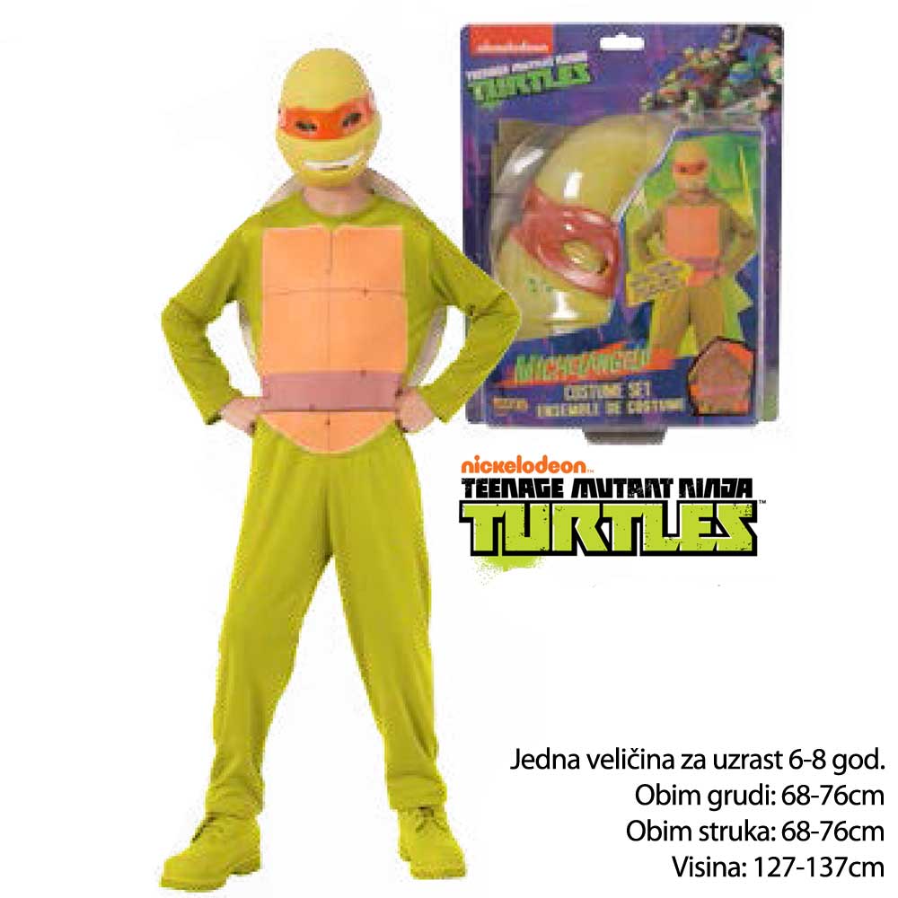 NINDZA KORNJACE MIKELANDJELO KOSTIM 6-8 GOD | Dexy Co Kids online ...