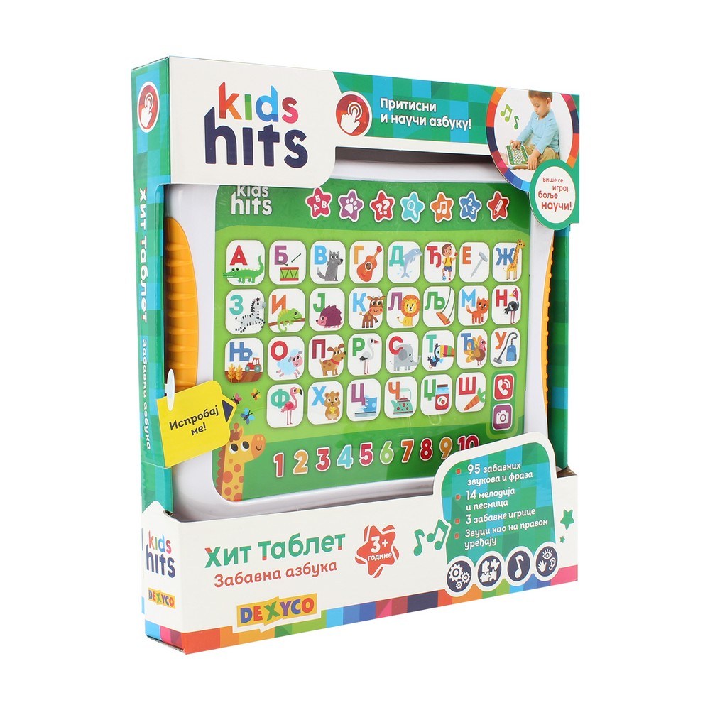 KIDS HITS INTERAKTIVNI TABLET AZBUKA | Dexy Co Kids | Akcija & Cena