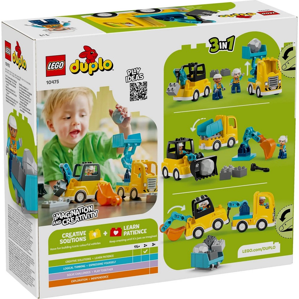 LEGO DUPLO 3 IN 1 CONSTRUCTION VEHICLES | Dexy Co Kids | Akcija & Cena