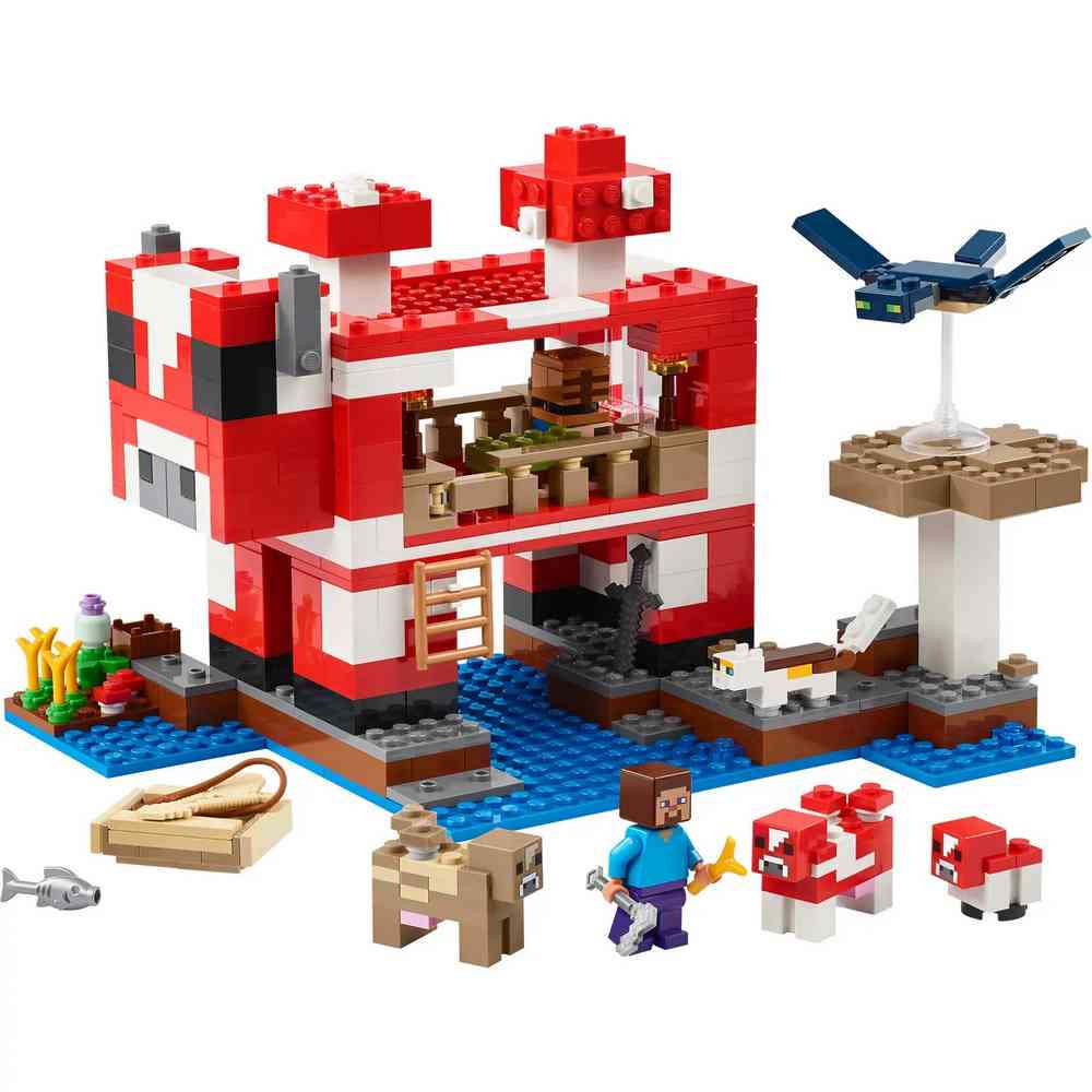 LEGO MINECRAFT THE MOOSHROOM HOUSE | Dexy Co Kids | Akcija & Cena