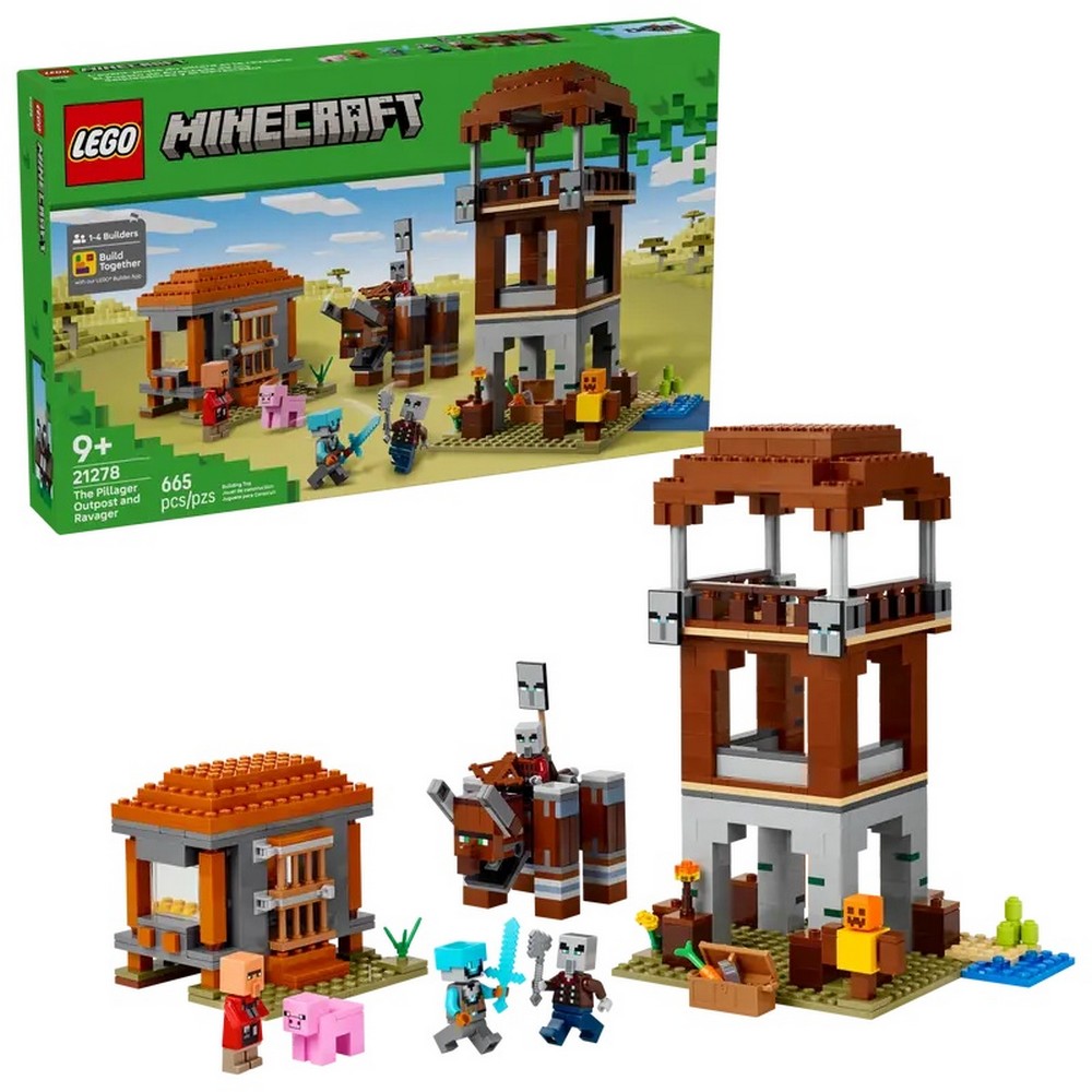 LEGO MINECRAFT THE PILLAGER OUTPOST AND RAVAGER | Dexy Co Kids | Akcija & Cena