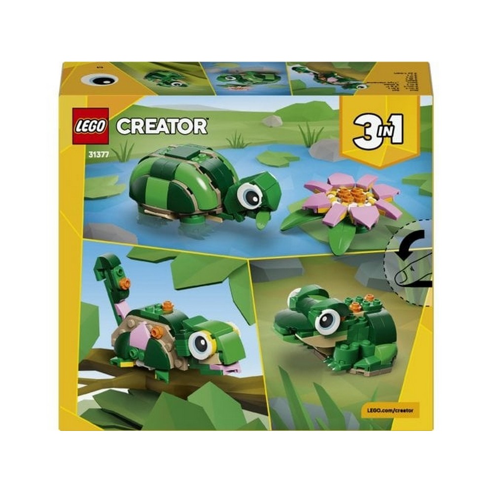 LEGO CREATOR TURTLE WITH A WATER LILY FLOWER | Dexy Co Kids | Akcija & Cena