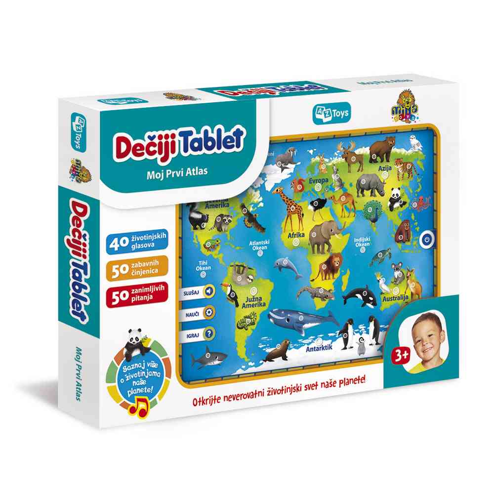 MILLA TOYS DECIJI TABLET MOJ PRVI ATLAS | Dexy Co Kids | Akcija & Cena
