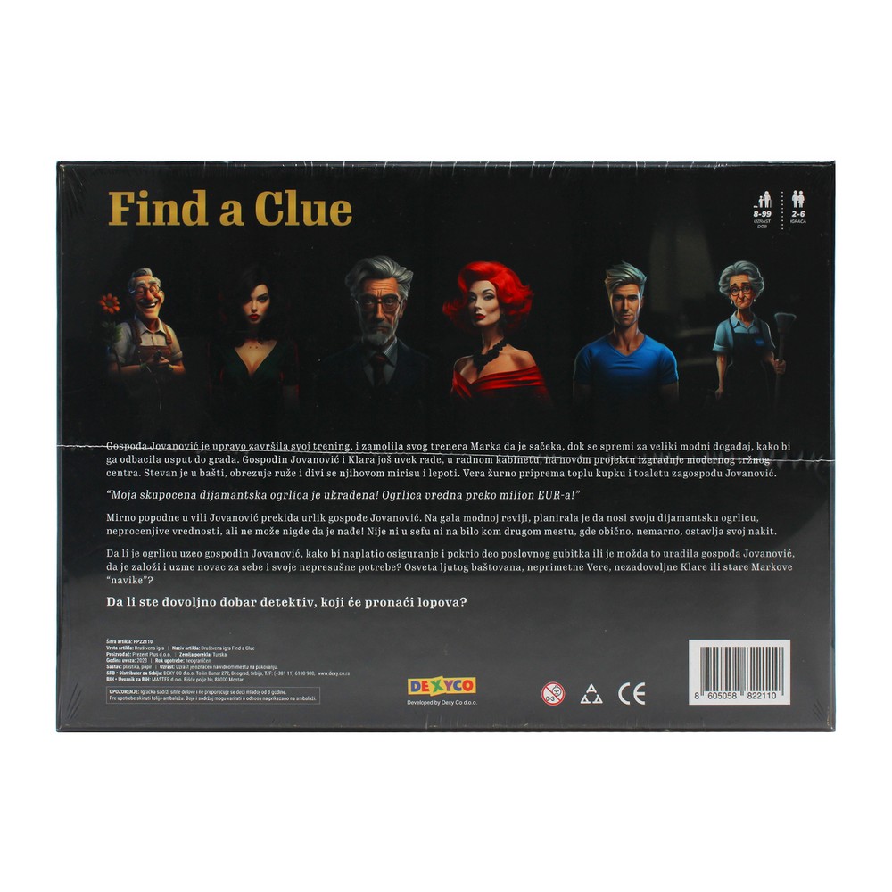 FIND A CLUE DRUSTVENA IGRA | Dexy Co Kids | Akcija & Cena