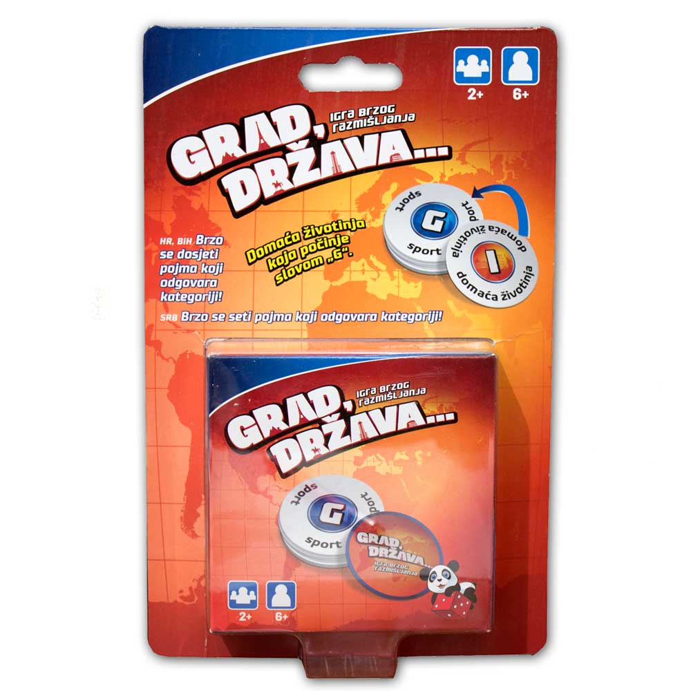 DRUSTVENA IGRA SA KARTAMA GRAD DRZAVA | Dexy Co Kids | Akcija & Cena